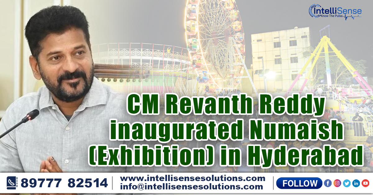 CM Revanth Reddy inaugurated Numaish (Exhibition) in Hyderabad
